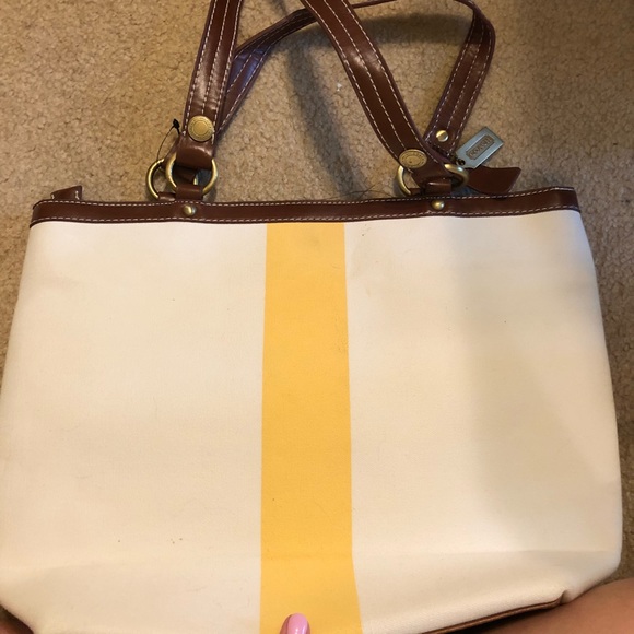 Coach | Bags | Coach Yellow Bag | Poshmark